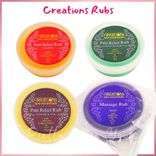 Creations Spa Essentials Pain Relief Massage Rubs 50g | Shopee Philippines
