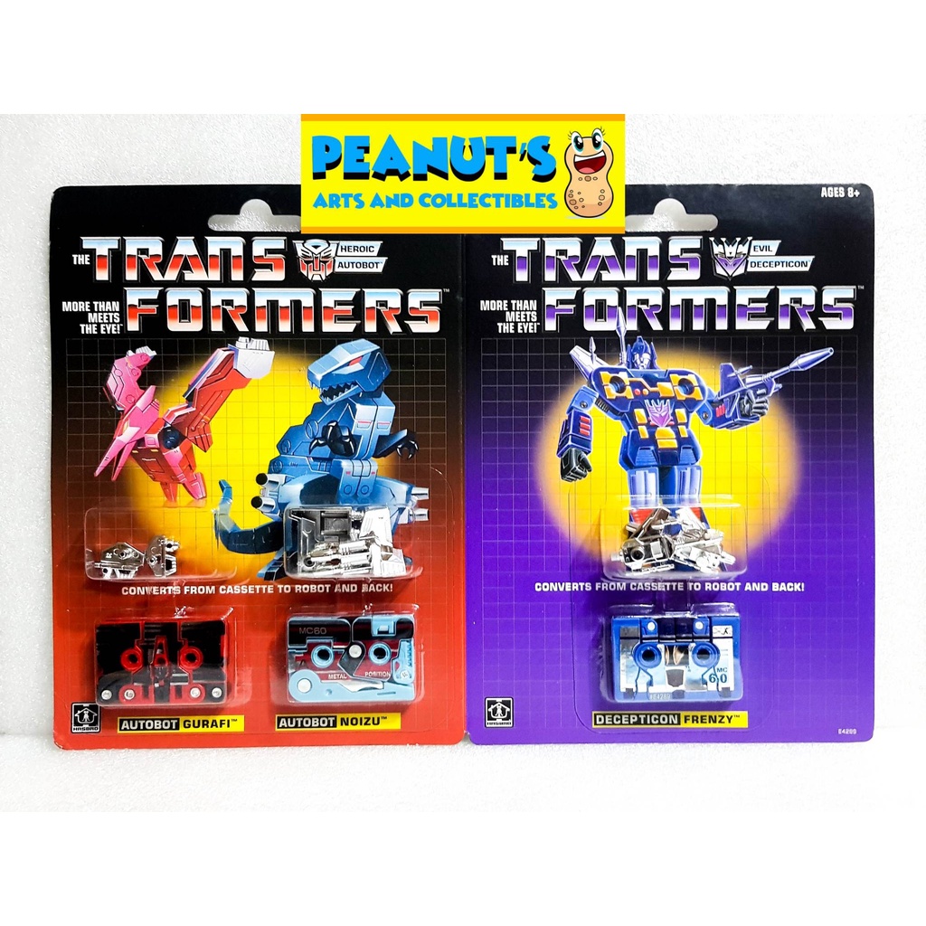 Transformers Gurafi, Noizu, Decepticon Frenzy (Vintage G1 Mini ...