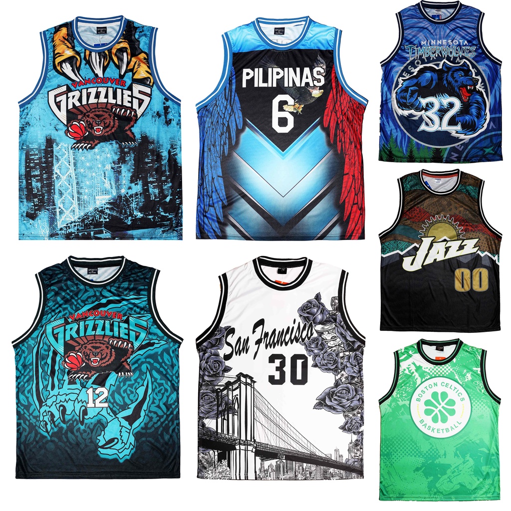 NBA Basketball Jersey for Men Printed Full Sublimation Morant Sando ...