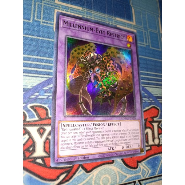 Millennium-Eye Restrict (UR-MAMA) 1st Edition Yu-Gi-Oh! | Shopee ...