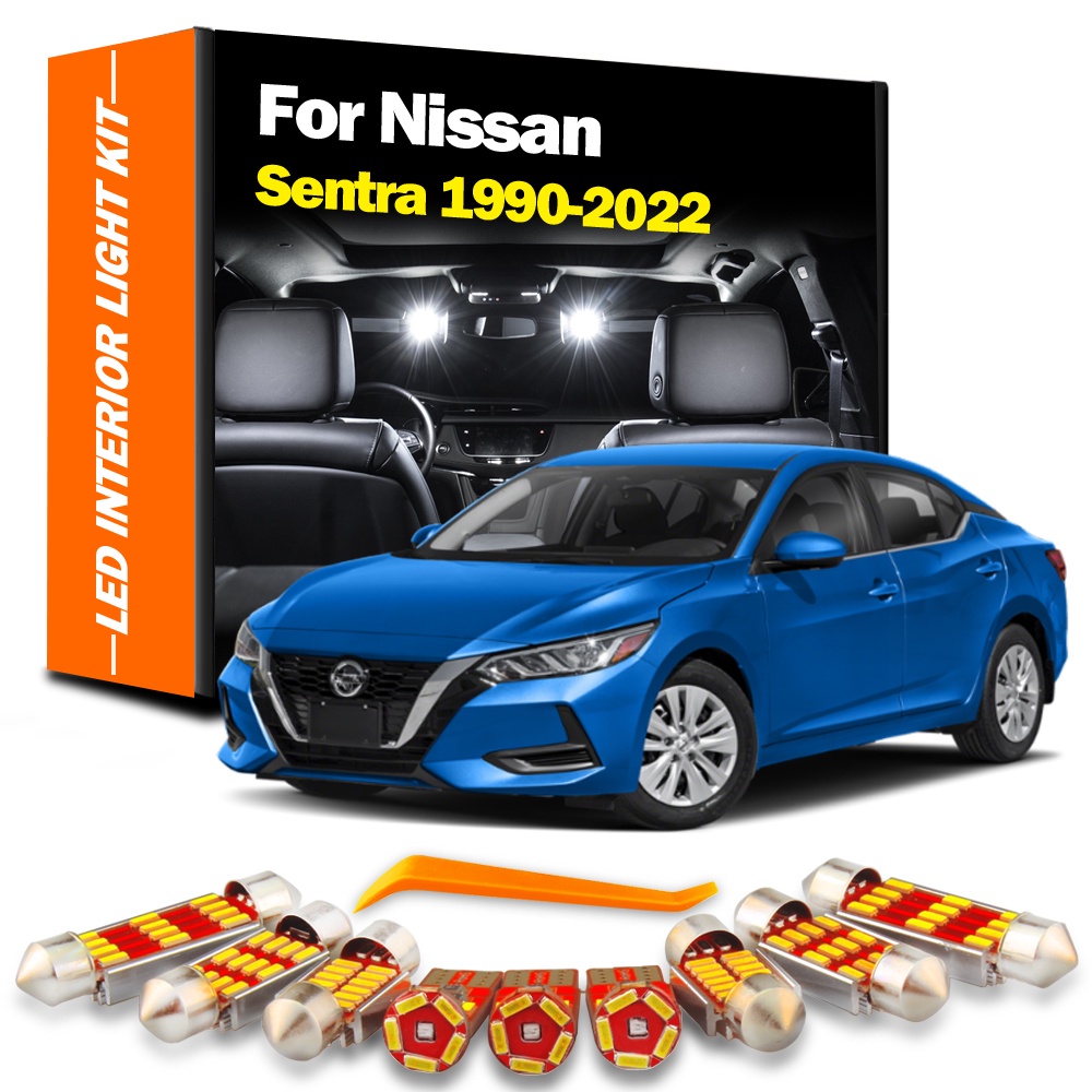 Interior LED For Nissan Sentra B13 B14 B15 B16 B17 B18 1990-2017 2018 ...