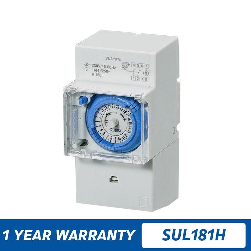 SUL181h SUL181d Mechanical Timer 24 hours Time Switch Relay Electrical ...
