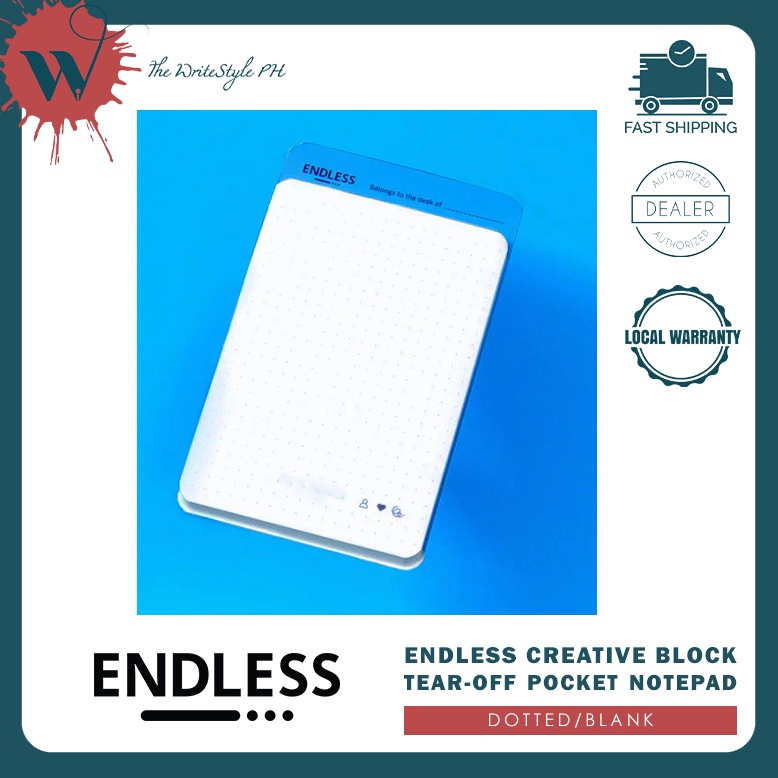 Endless Stationery - Creative Block Tear-Off Notepad (Pocket) | Shopee ...