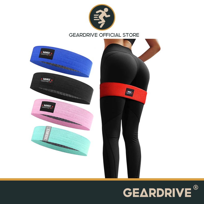 GEARDRIVE Unisex Booty Band Hip Circle Loop Resistance Workout Exercise ...