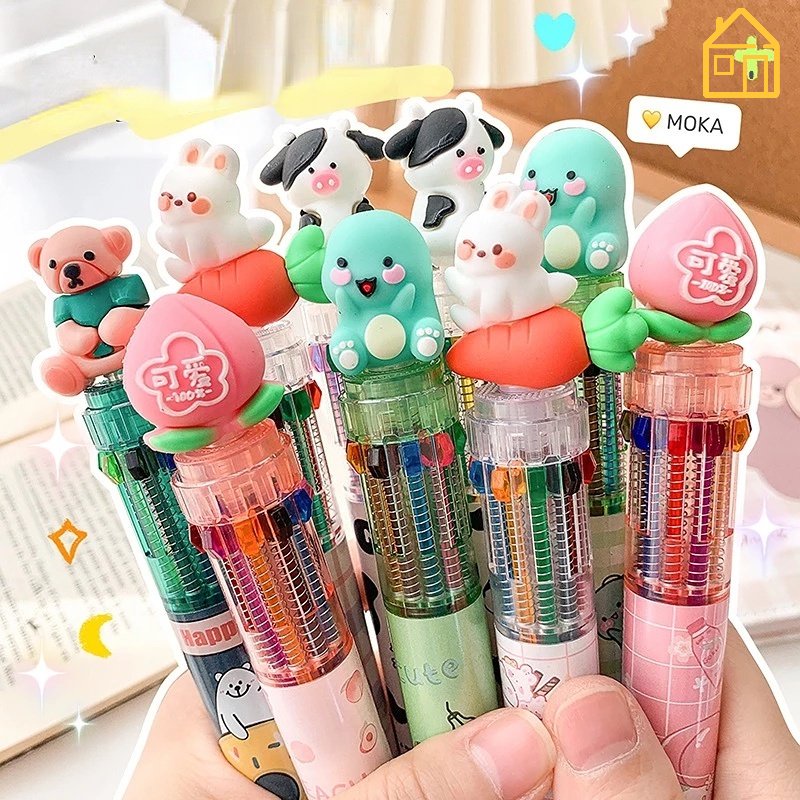 0.7MM Plastic Smooth Writing Pen/ Small Dinosaur Multi Refill Ball ...