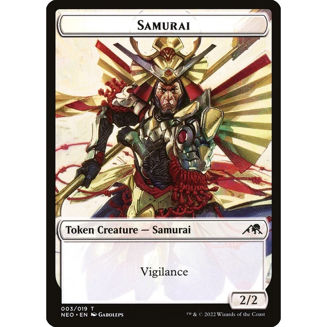 Samurai Token - Kamigawa: Neon Dynasty | Shopee Philippines