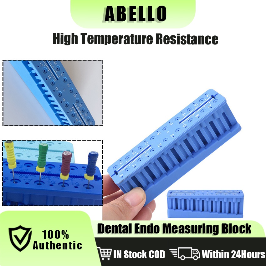 Dental endodontic table Measuring Block Autoclavable Root canal Ruler ...