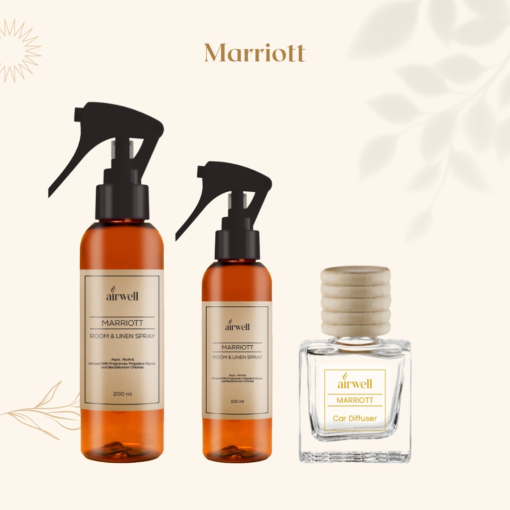 Airwell Bundle Room Linen Spray (100ml/200ml) And Premium Scents ...