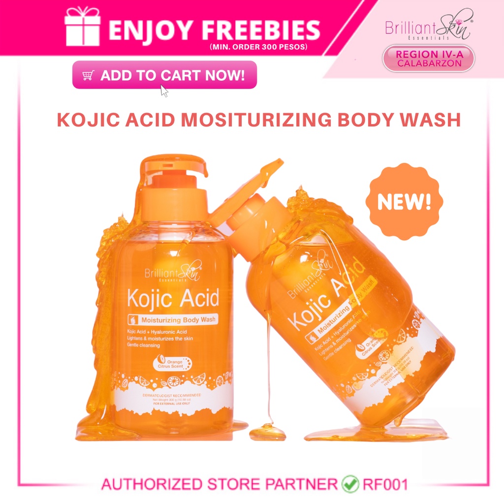 Brilliant Skin Kojic Acid Body Wash 300 Grams Shopee Philippines