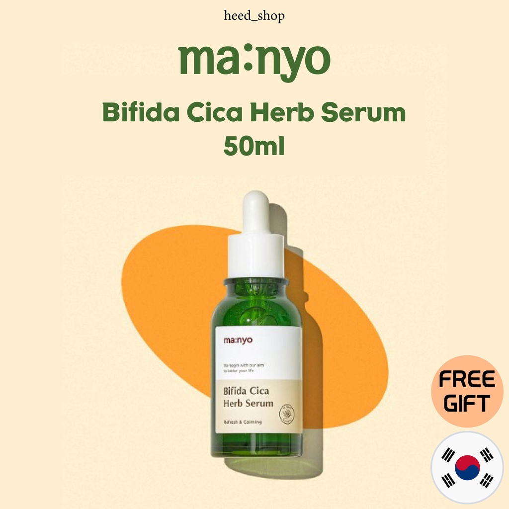 READY [ma:nyo] Manyo Factory Bifida Cica Herb Serum 50ml / Free Gift ...