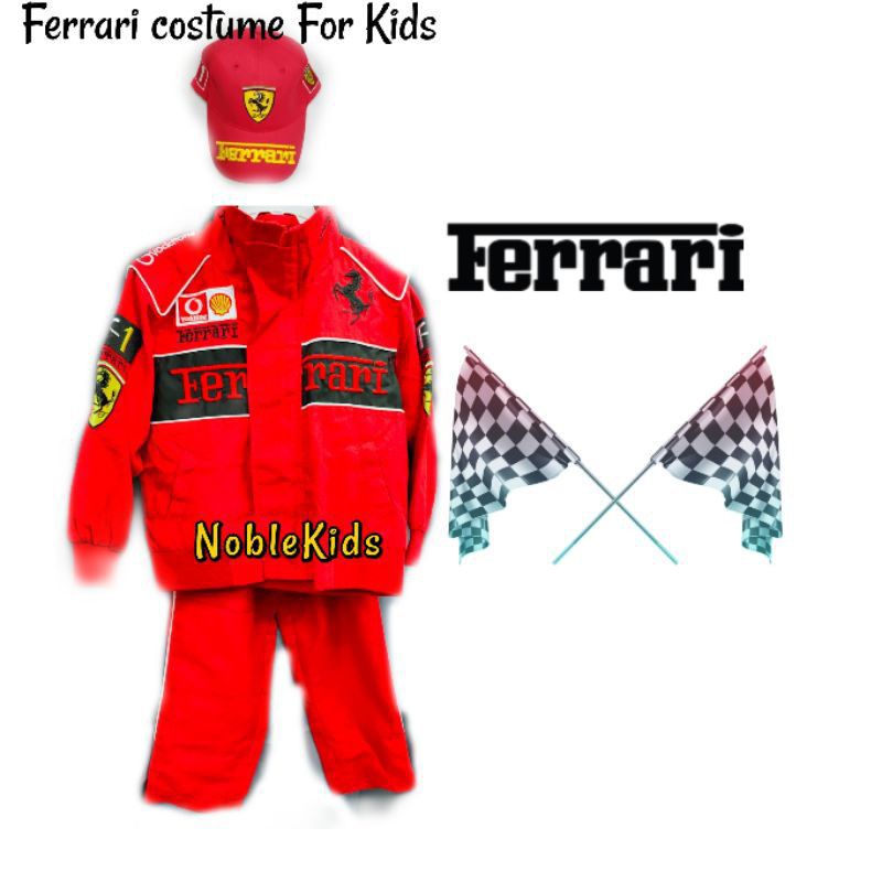 ferrari jacket terno for kids, ,1-8yrs old | Shopee Philippines