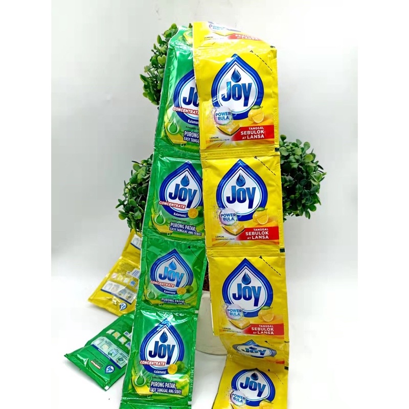 12 Pcs Joy Dishwashing Liquid Sachet Shopee Philippines