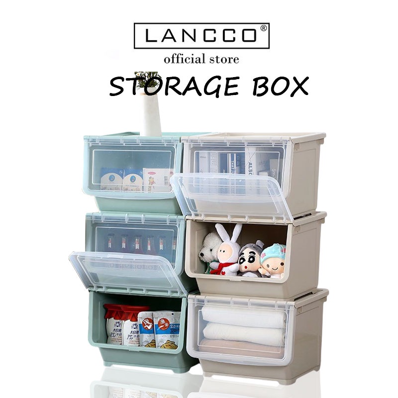 Storage Box Stackable Storage Box Container Storage Organizers with ...
