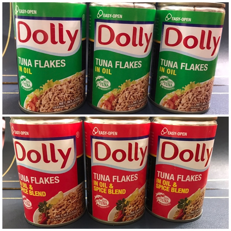 Dolly Tuna Flakes in Oil and with Chili 155g | Shopee Philippines