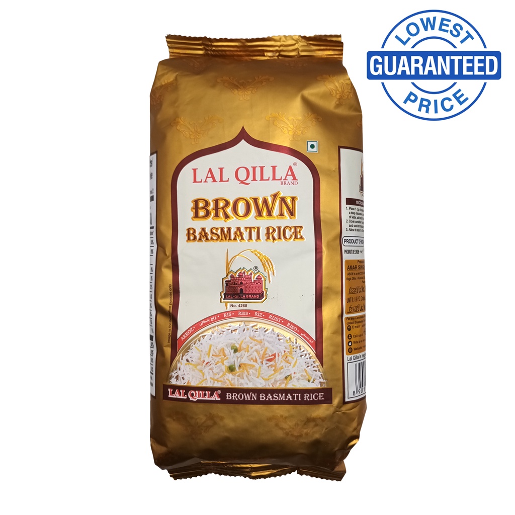 1kg Lal Qilla Brown Basmati Rice (Rich in fibre) | Shopee Philippines