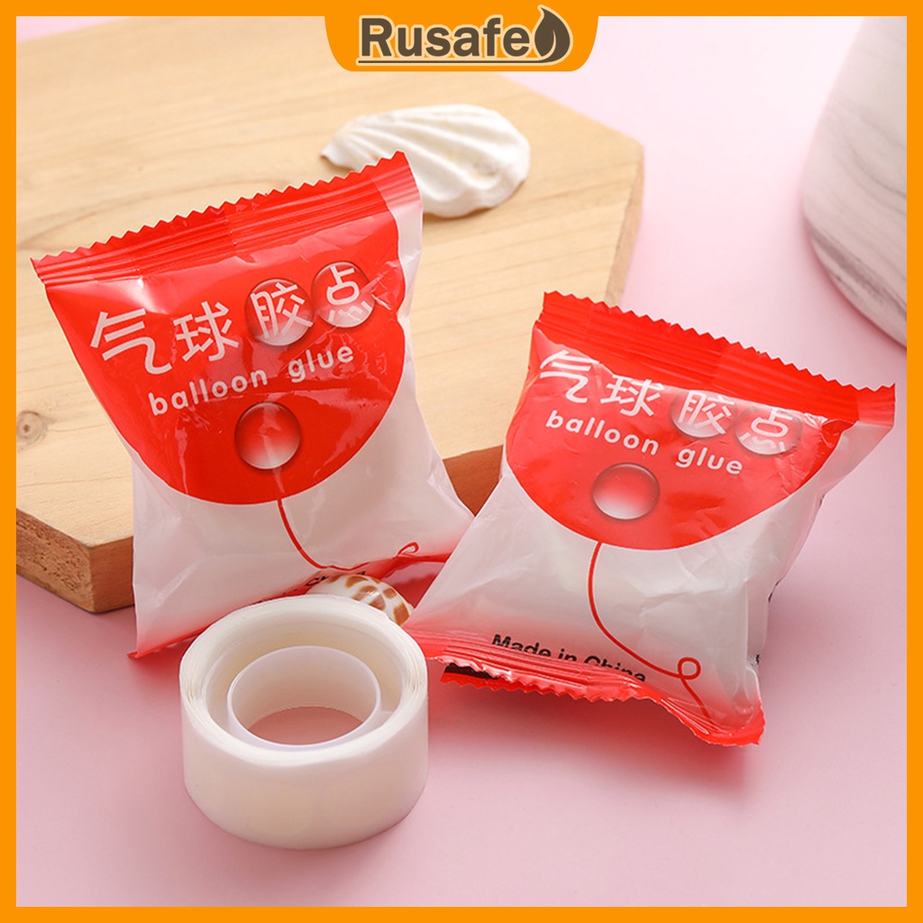 Balloon Glue Stick 100 Transparent Accessories Stick Glue Double-Sided ...