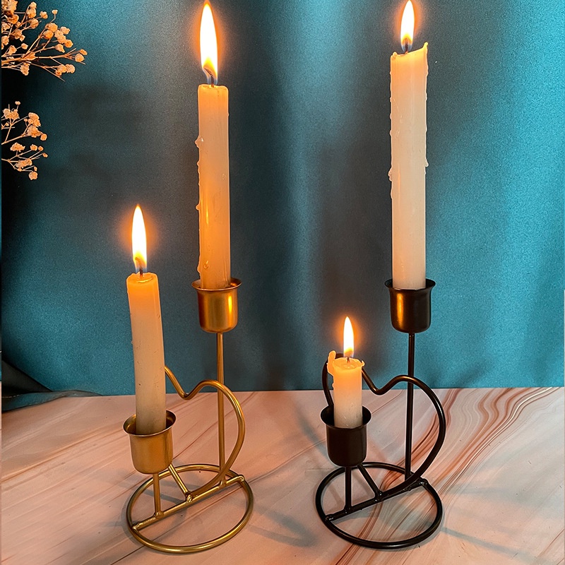 COD Party Wrought Iron Candelabra Gifts Modern Style Candle Holders ...