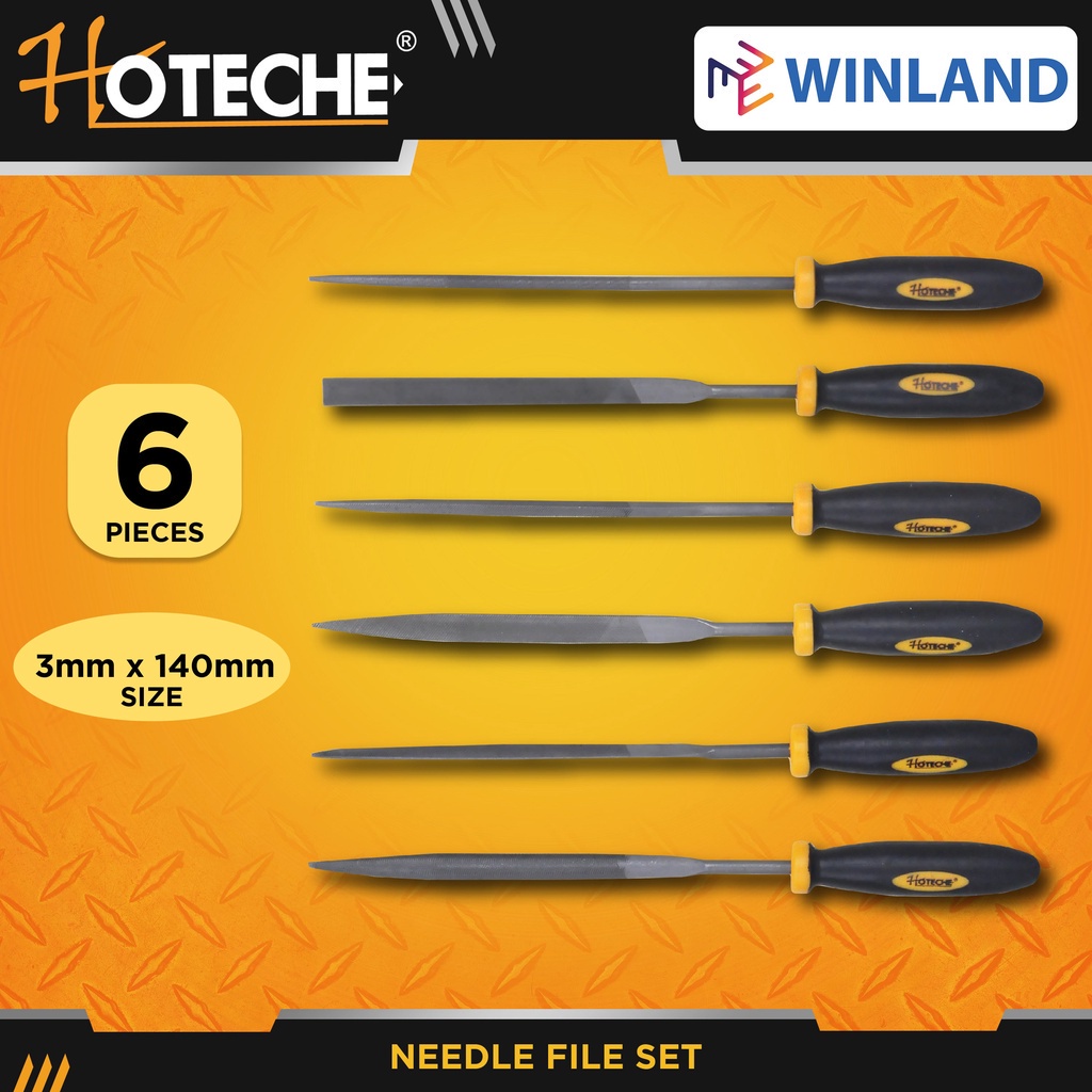 HOTECHE by Winland 6pcs Needle File Set 403106 | Shopee Philippines