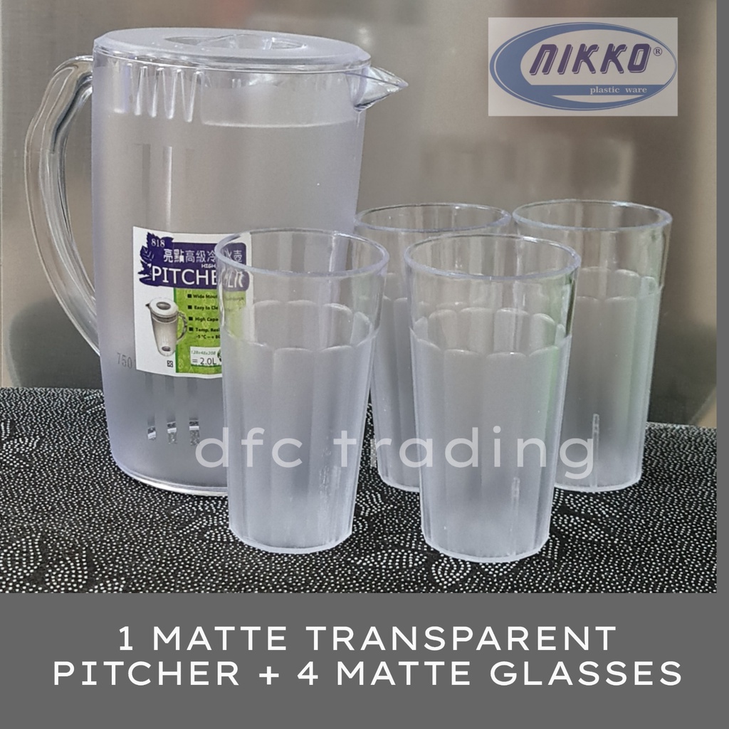 2 LITER TRANSPARENT NIKKO ESQUIRE High Quality acrylic CRYSTAL ...