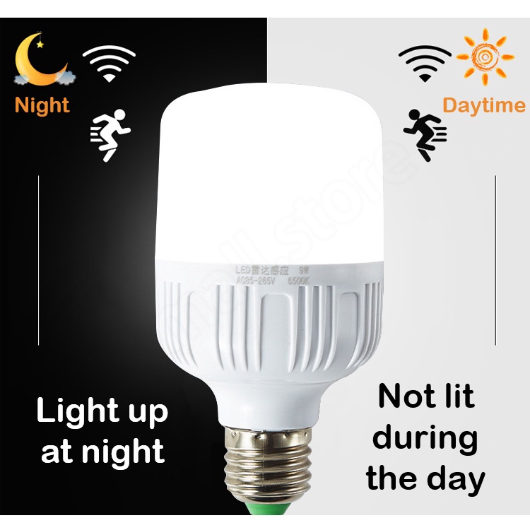 Automatic sensor 220V outdoor LED light 20W/15W led sound and light ...