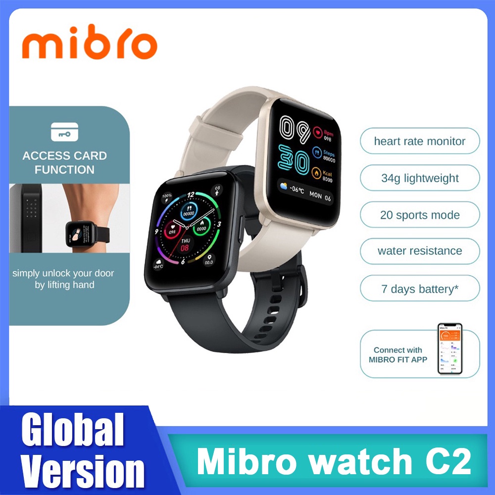 Xiaomi Mibro C2 Smartwatch Global Version NFC 2ATM Waterproof Sports ...