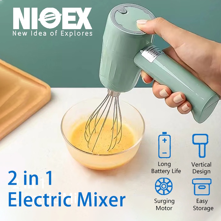 Nioex Electric Mixer Garlic Chopper Food Chopper Mixer for Baking ...
