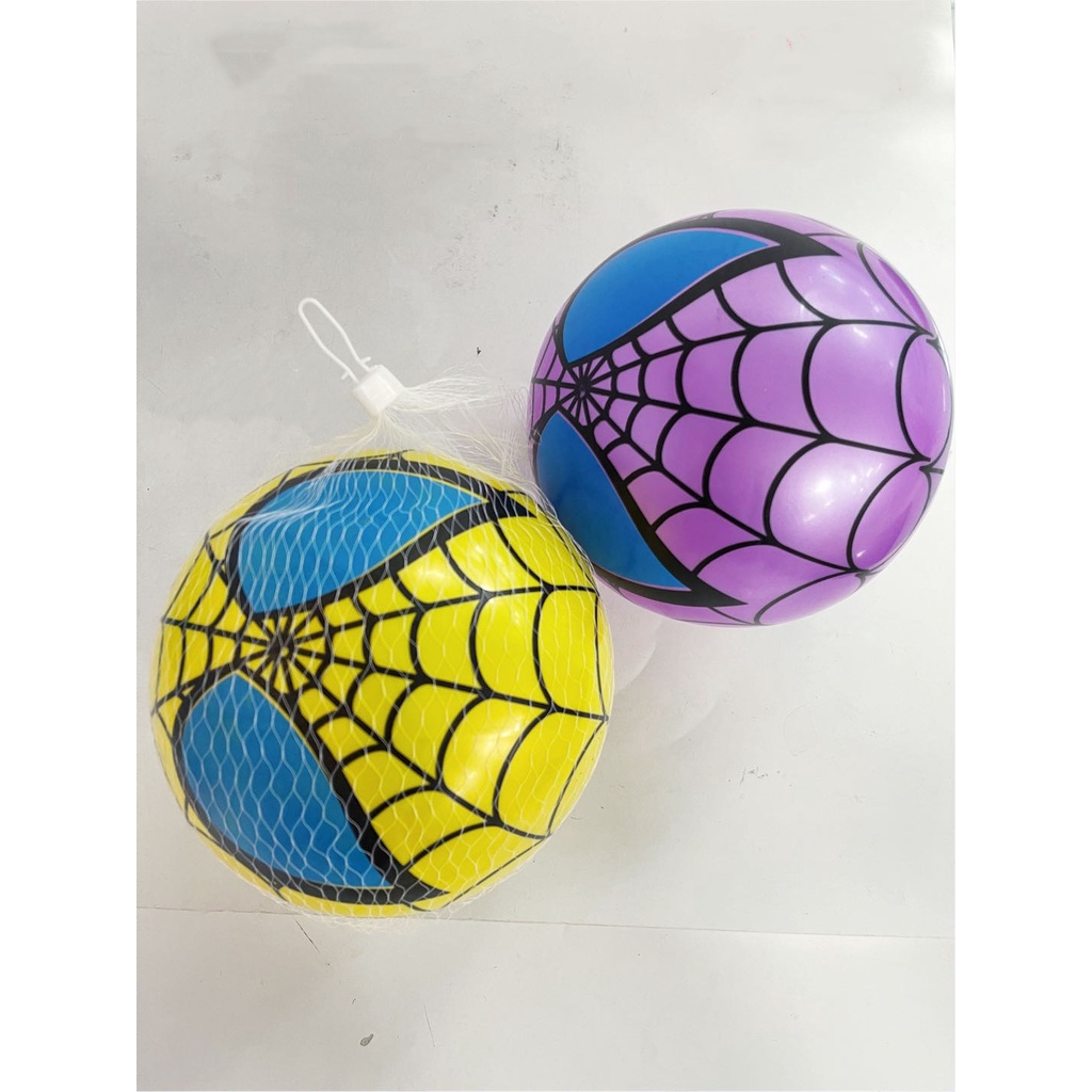 Rubber Bouncy Ball Pambata Beach Ball Spiderman Series | Shopee Philippines