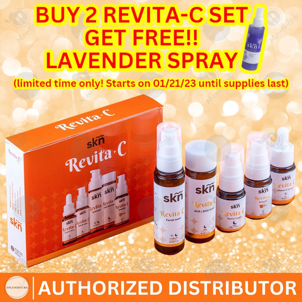 JESSY MENDIOLA - SKN REVITA C FACIAL SET (ORIGINAL & with Freebies ...