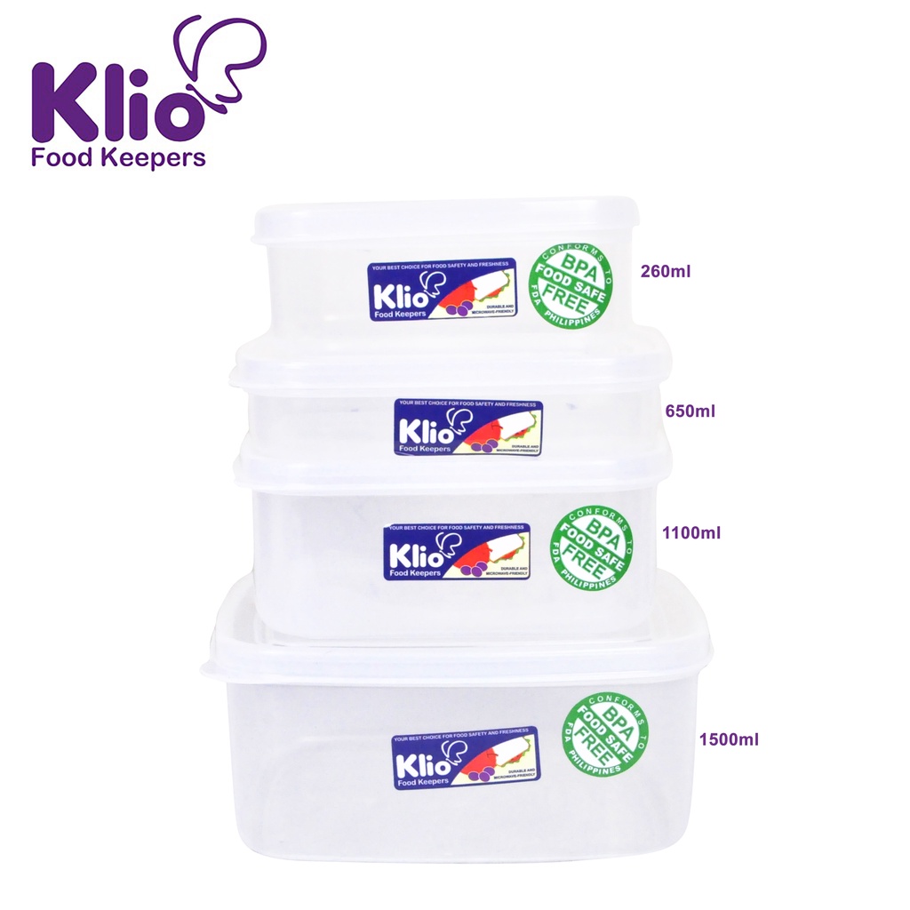 KLIO by Winland Sandwich Stackable Food Keeper Kitchenware Container ...