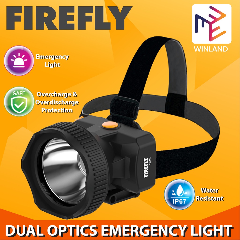 FIREFLY by Winland Rechargeable LED Head Lamp Headlamp FEL561 | Shopee ...