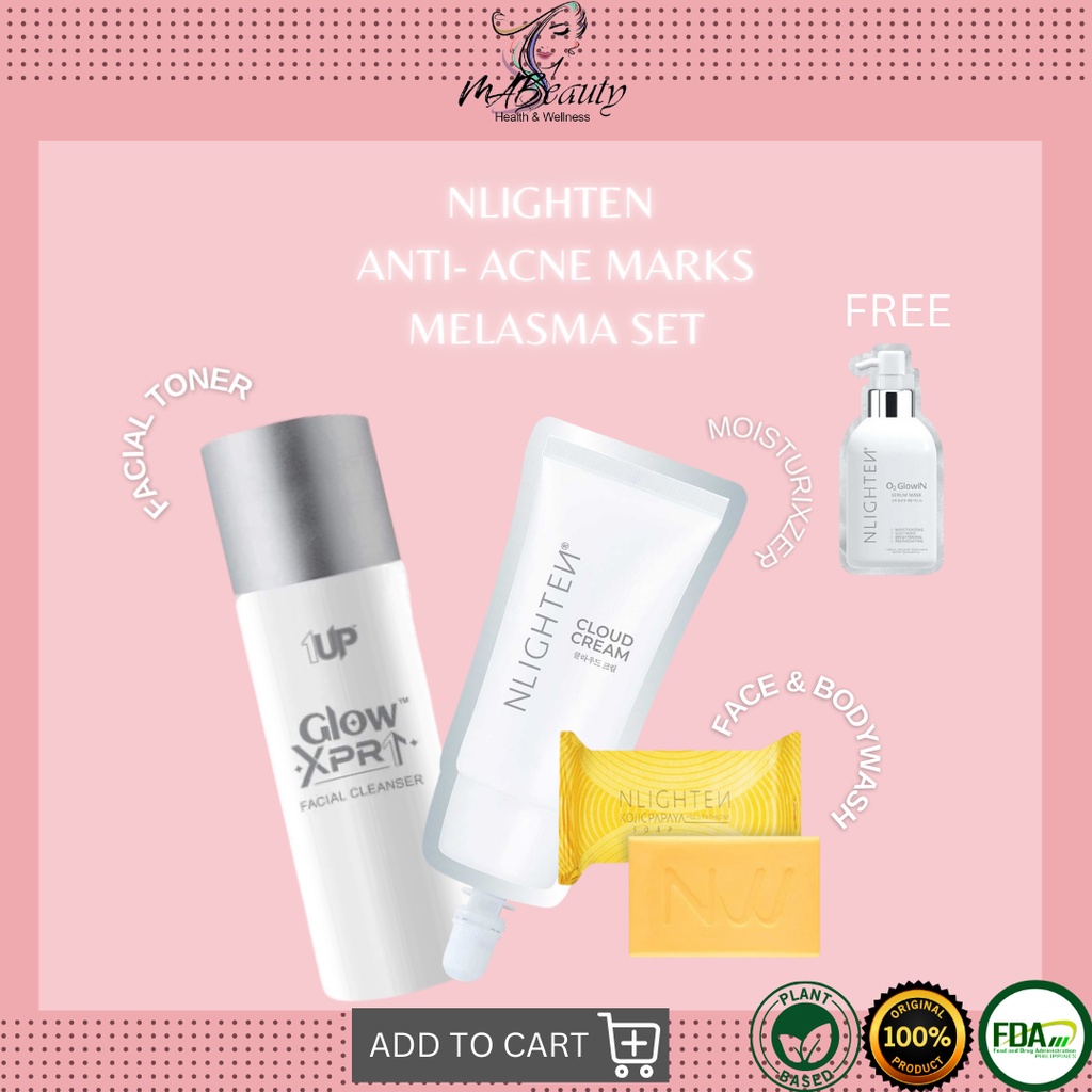 Nlighten Set for Anti Acne/ Pimple Marks and Melasma Set 100% Authentic ...