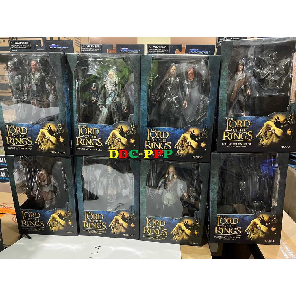 SAURON BAF - DIAMOND SELECT LORD OF THE RINGS DELUXE ACTION FIGURE SET ...