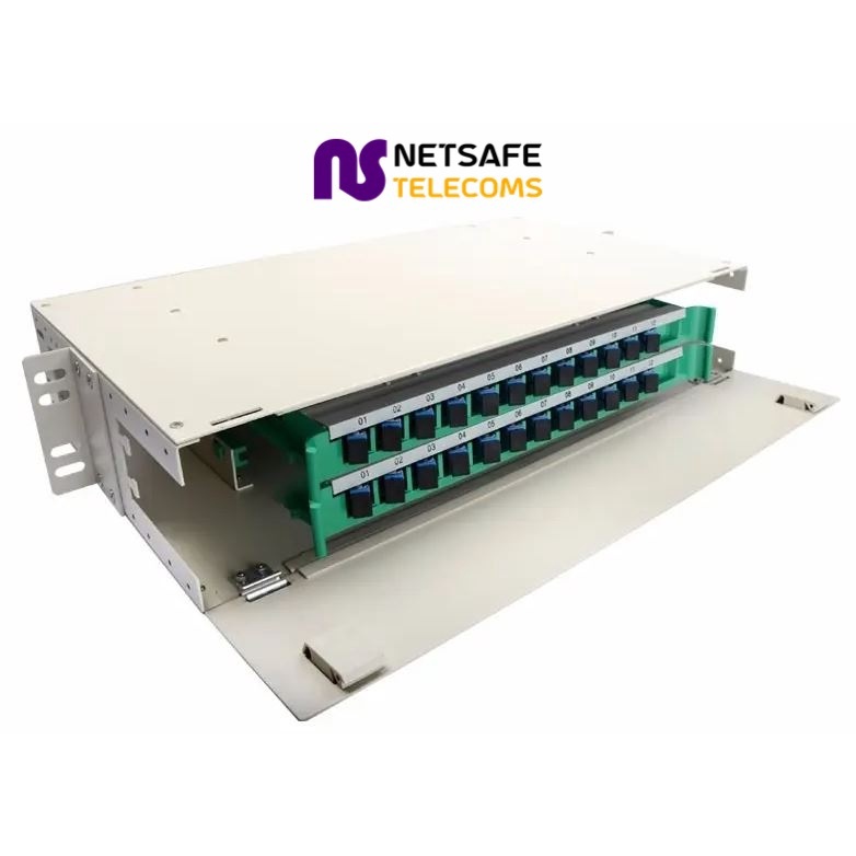 24 PORT ODF RACK MOUNT FIBER OPTIC PATCH PANEL | Shopee Philippines