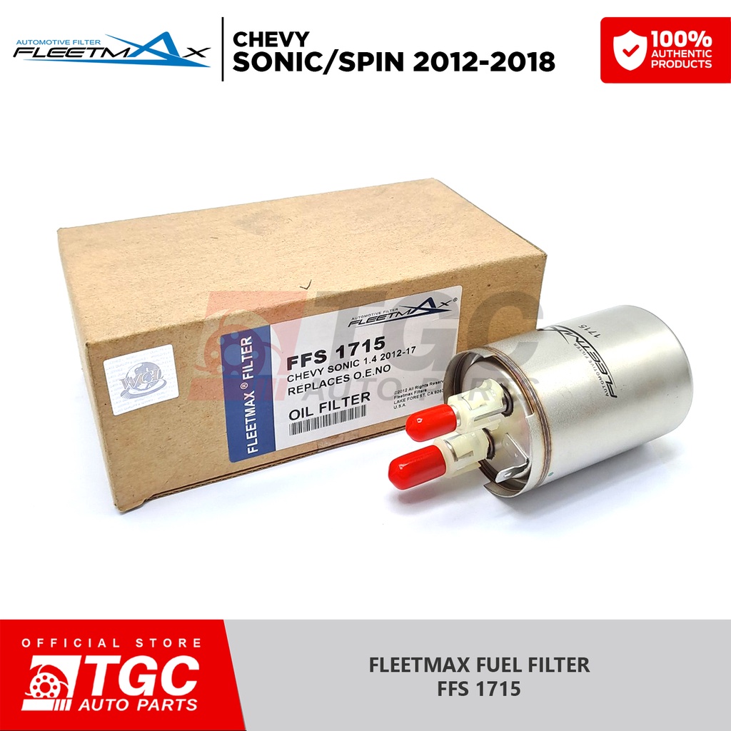 Fleetmax Fuel Filter FFS-1715 CHEVY SONIC/SPIN 2012-2018 - 1pc | Shopee ...