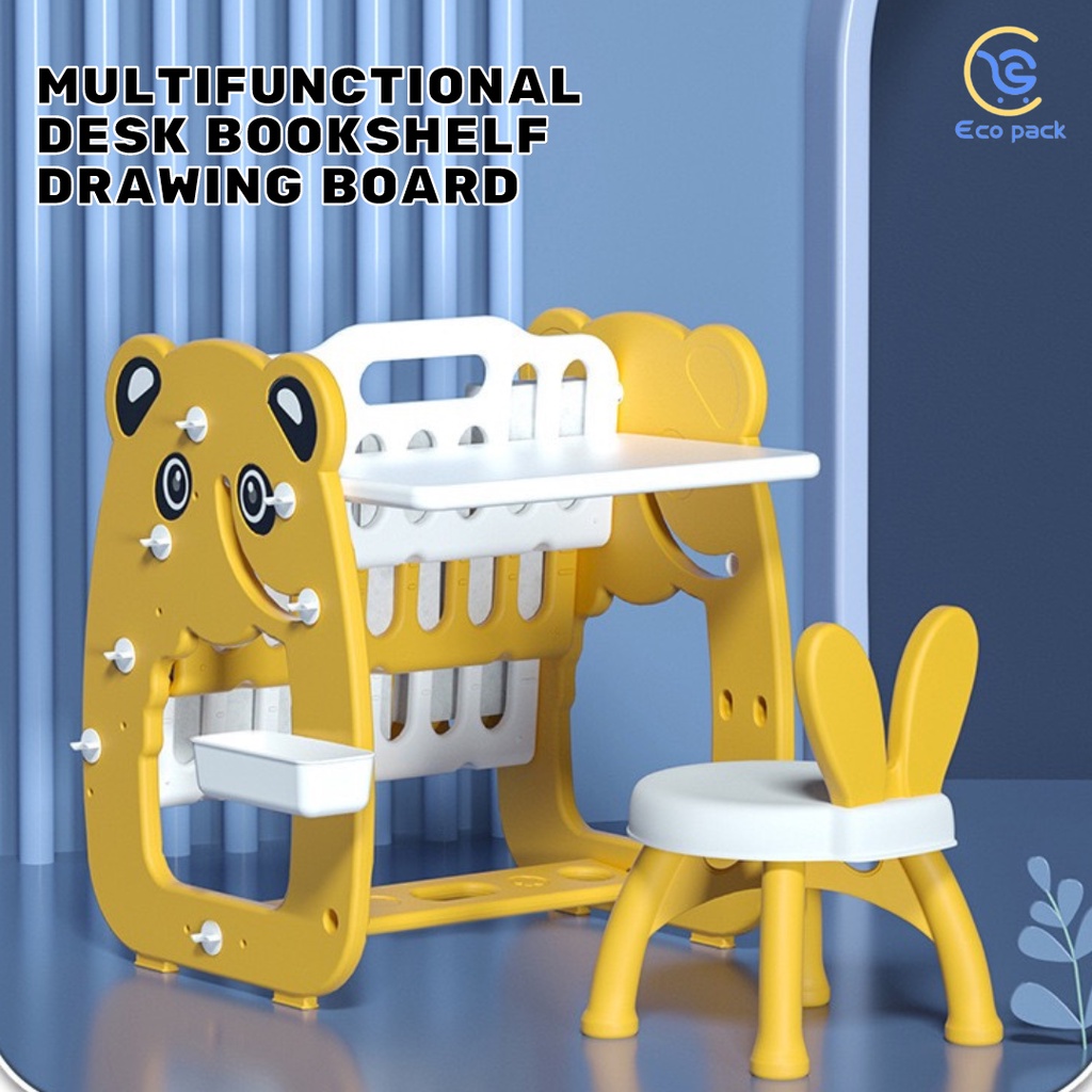 2in1 Children Plastic Multifunctional Magnetic Drawing Bookshelf and ...