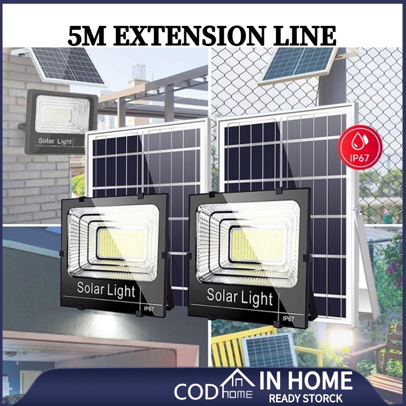 Solar Lights Outdoor Lighting 80-300 W Solar Wall Light Outdoor Flood ...