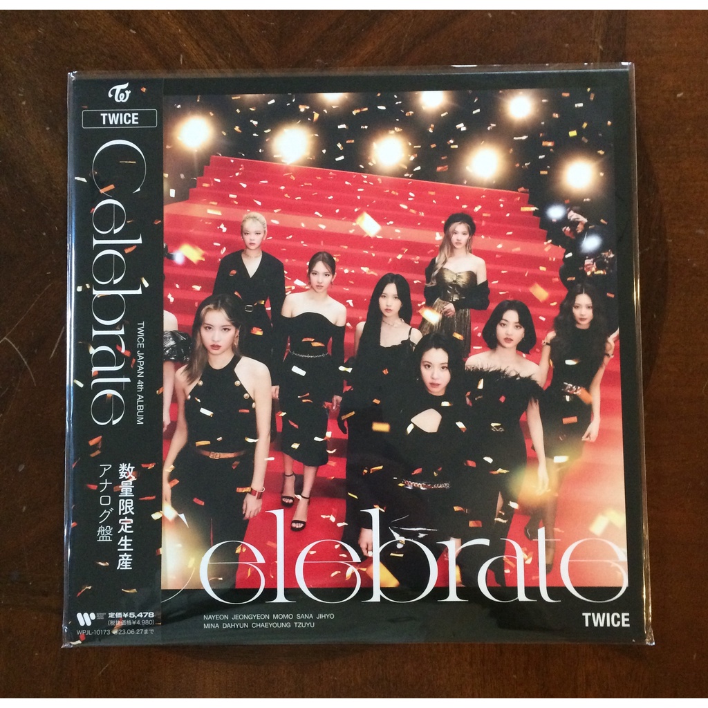 vinyl record LP : Twice / Celebrate ( Completely limited production ) / made in Japan | Shopee ...