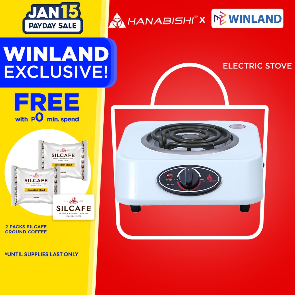 HANABISHI by Winland Electric Stove 6" HES 60 HES60 | Shopee Philippines