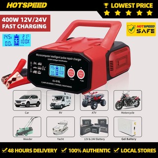 HOTSPEED Car Battery Charger 12v 24v Original Japan Heavy Duty Fast ...