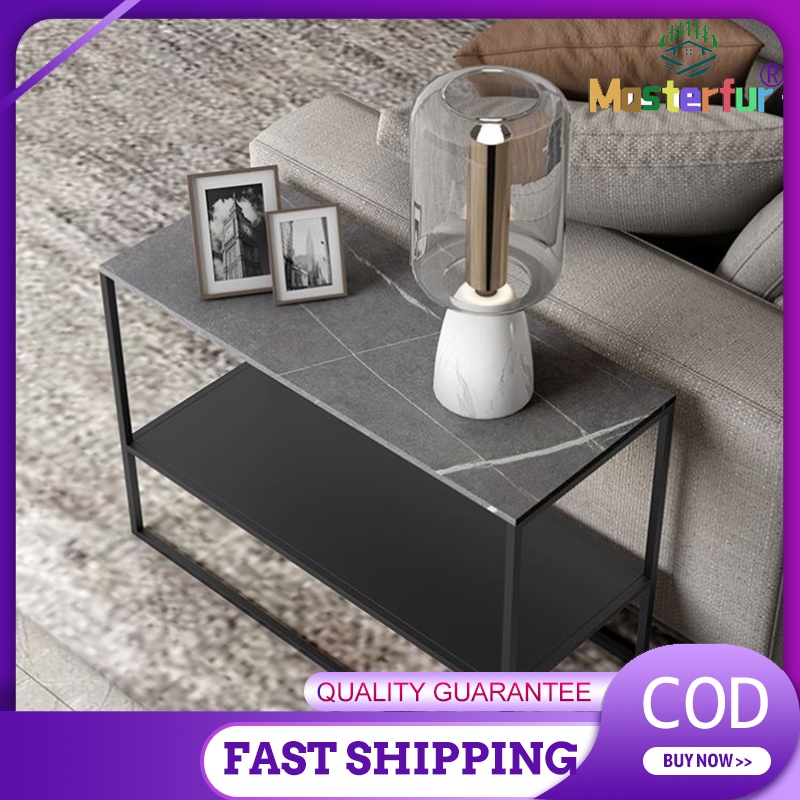 COD Modern Sofa Side Table Coffee table Bedside Cabinet Veneer Table ...