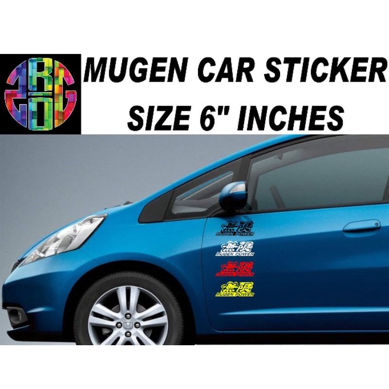 MUGEN CUT OUT CAR STICKER | Shopee Philippines