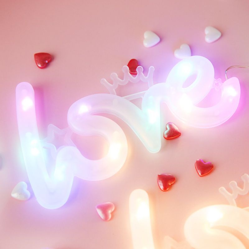 LOVE LED Light for Cake Topper Decorations for Valentines Day | Shopee ...