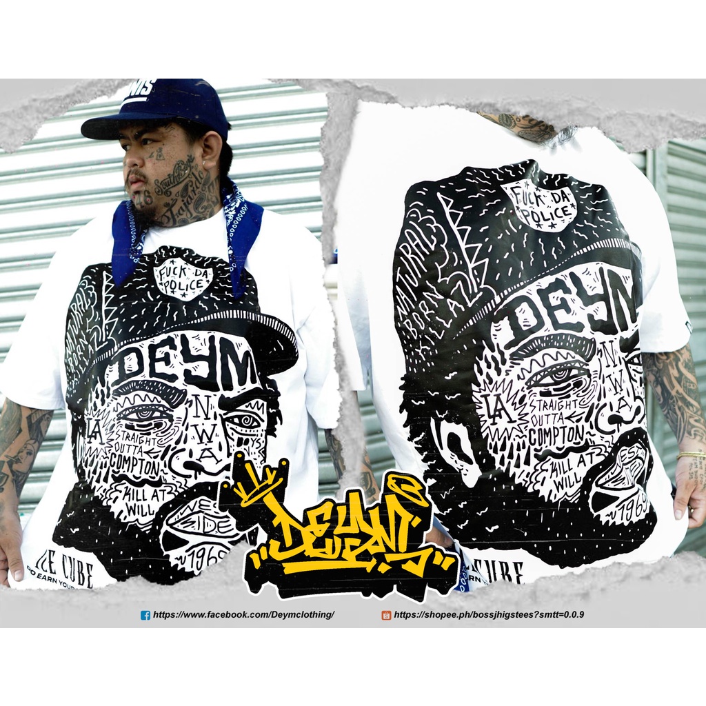 DEYM ICE CUBE BIG PRINT / DEYM CLOTHING | Shopee Philippines