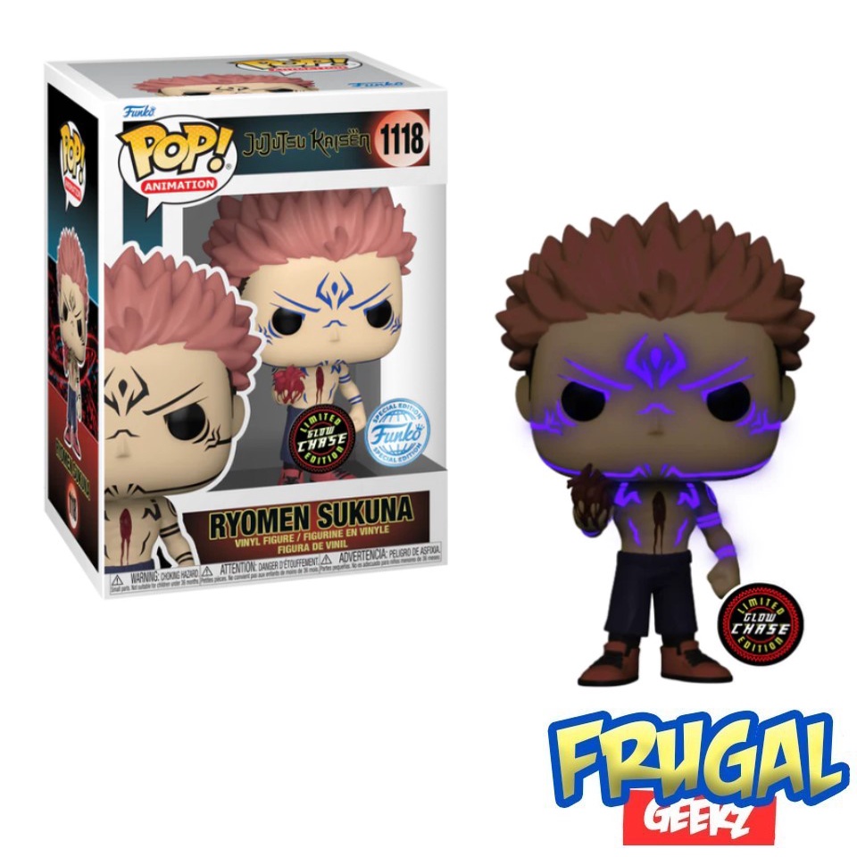 Funko Pop! Anime: Jujutsu Kaisen - RYOMEN SUKUNA GITD CHASE (with heart ...
