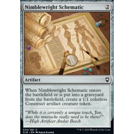 Nimblewright Schematic - CLB - MTG Cards | Shopee Philippines