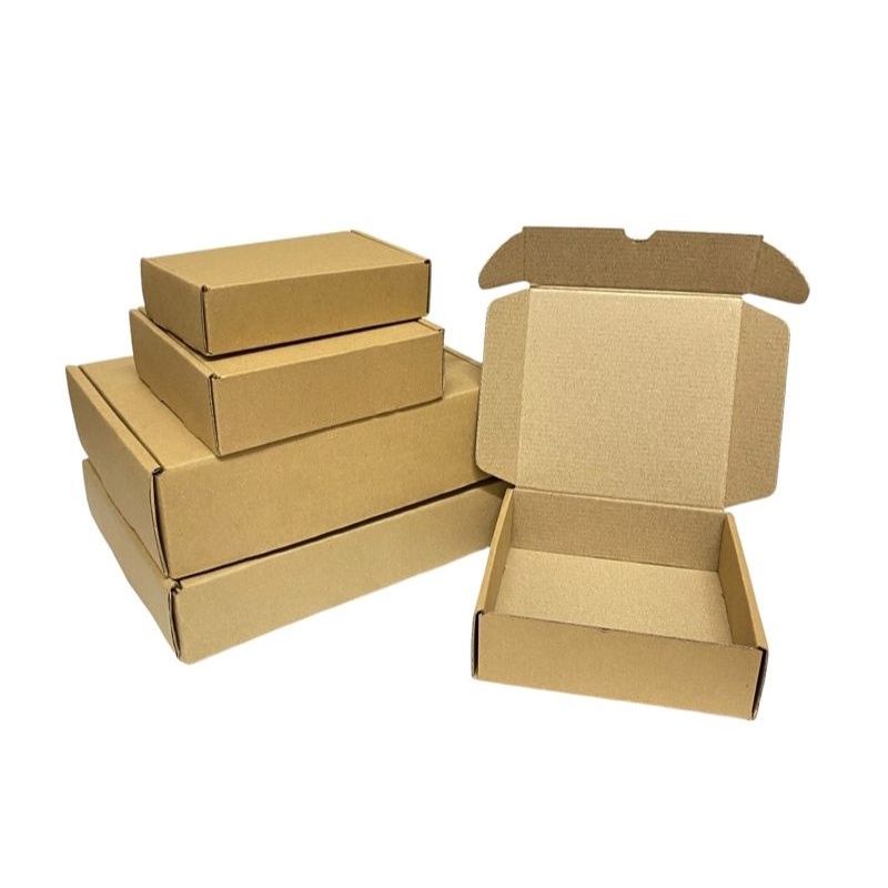 Carton Mailer Box Corrugated Packaging Kraft Small Sizes | Shopee ...