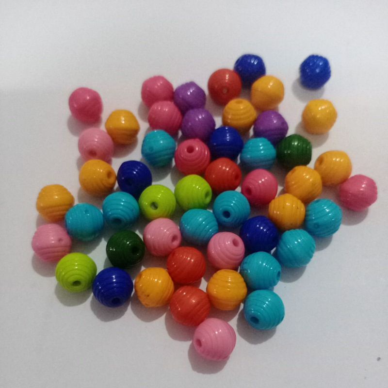50 Pieces 8MM Spiral Acrylic Beads | Shopee Philippines