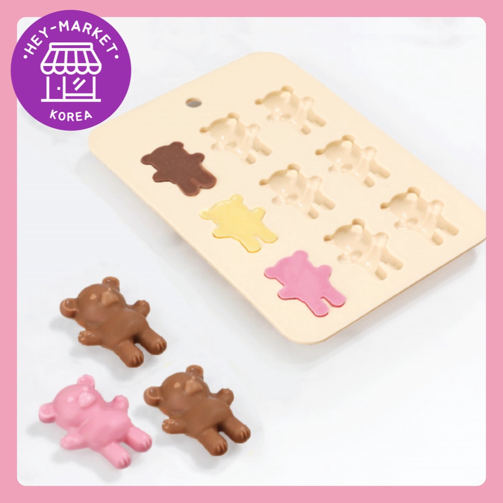 [Daiso Korea] ⭐Daiso Silicone Chocolate Mold⭐ Alphabet mold / Circle ...