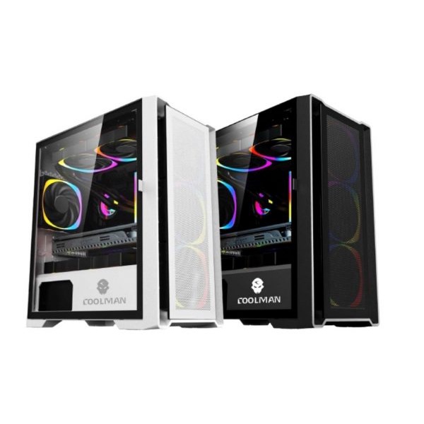 COOLMAN Ruby with 3X120MM RGB Fans | Shopee Philippines