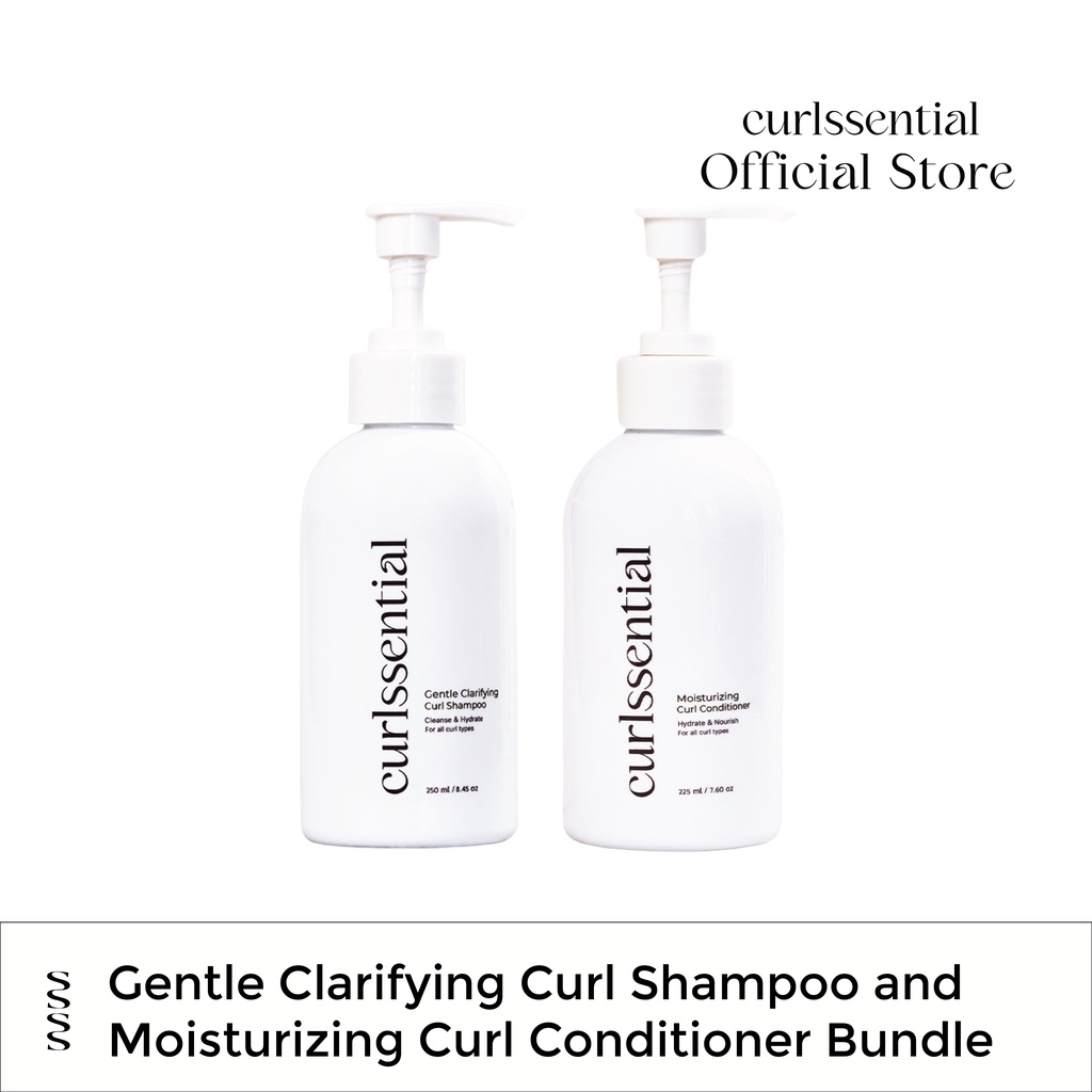 Curlssentials Gentle Clarifying Curl Shampoo 250ml and Moisturizing ...